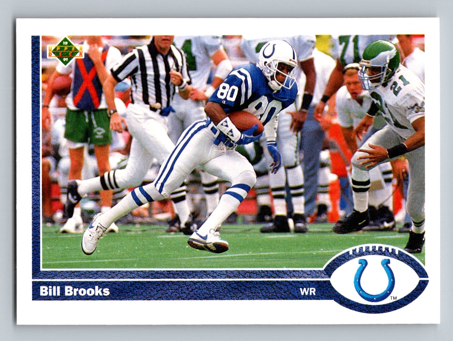 1991 Upper Deck #159 Bill Brooks Indianapolis Colts | eBay