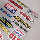 Reflective Motorcycle Stickers Bike Helmet Decals for Honda Ducati ...