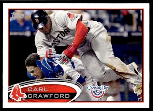 2012 Topps Opening Day #198 Carl Crawford - Boston Red Sox | eBay