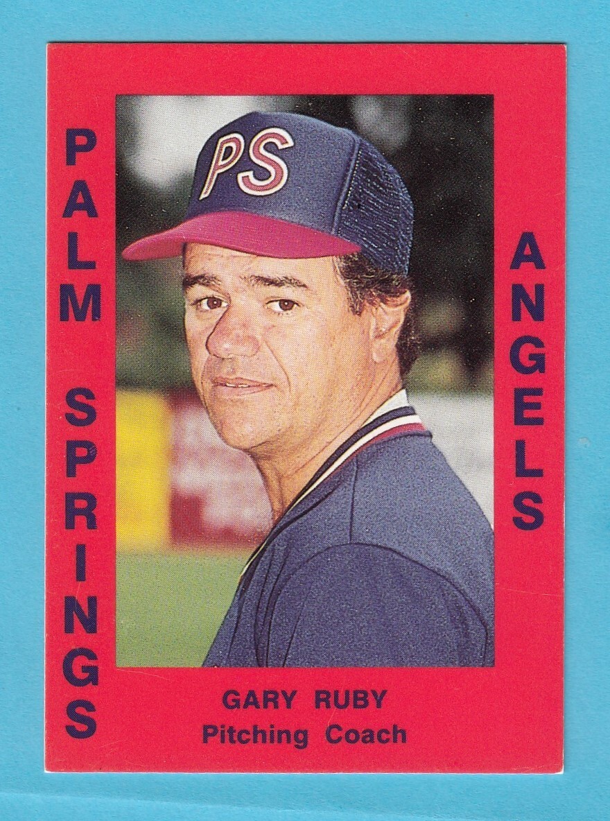 Minor League Palm Springs Angels - Gary Ruby - Box 188 | eBay