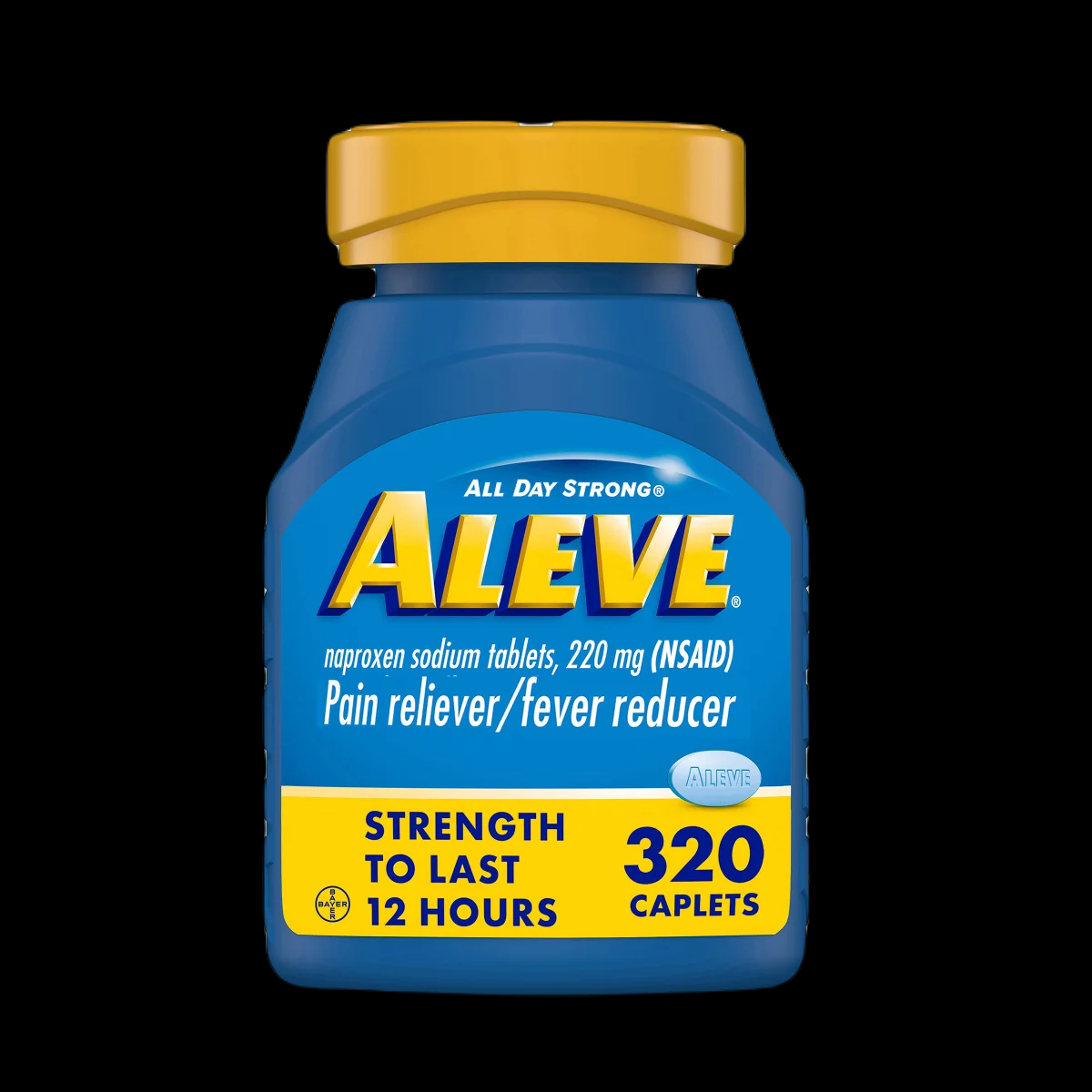 ALEVE Pain Reliever Fever Reducer 220mg(NSAID), 320 Caplets ...