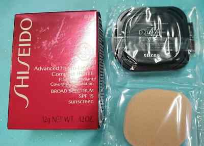 SHISEIDO Advanced Hydro-Liquid Compact (REFILL) 0.42 oz D20 Rich Brown ...