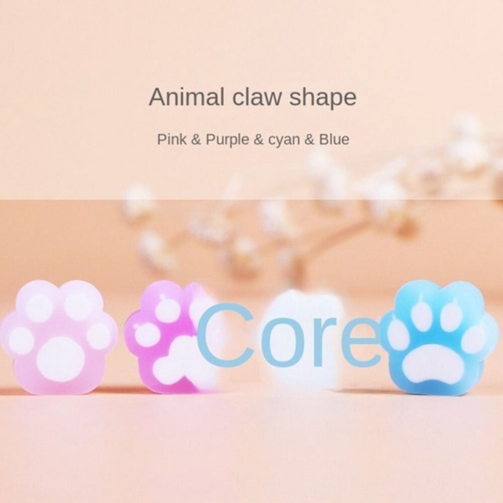 Cat Claw Shape Stationery School Supply Novelty Error Correction Rubber ...