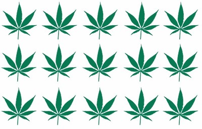 Lot of 15 Small Marijuana, Ganja, Pot, Weed, Herb Decals or Stickers ...