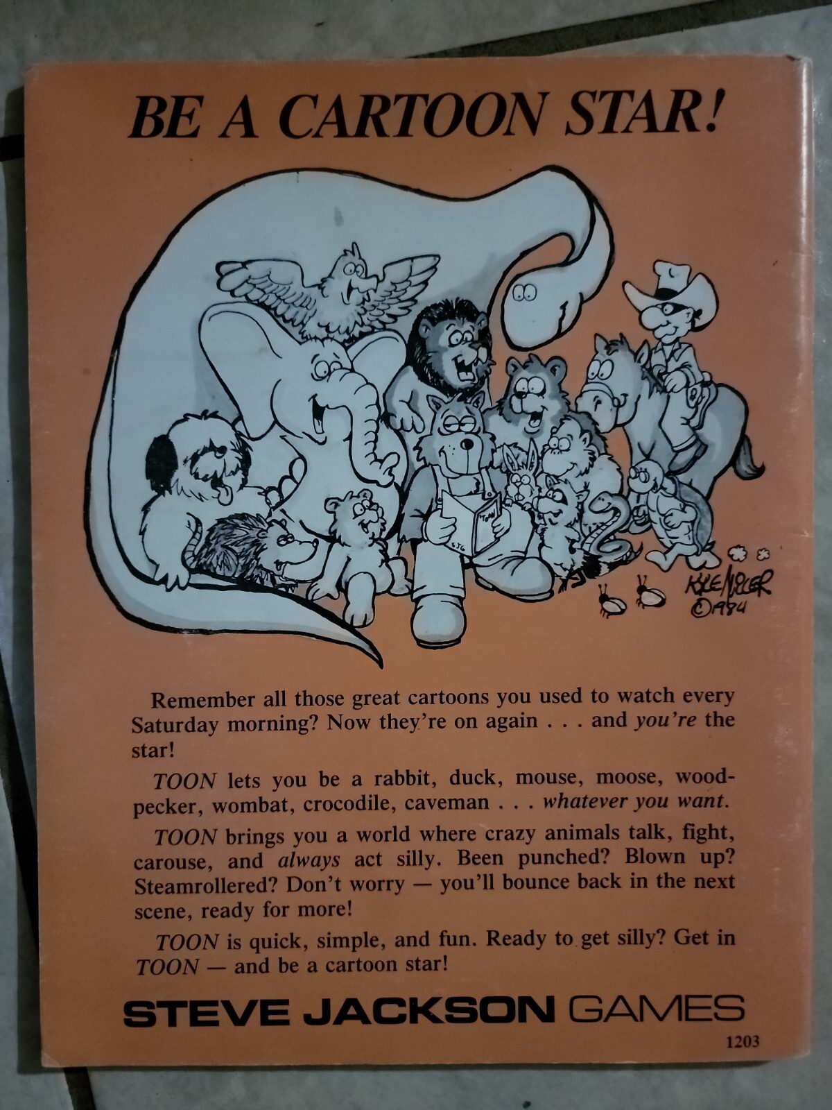 SJG Toon Toon - The Cartoon Role Playing Game (1st Ed) VG+ | eBay
