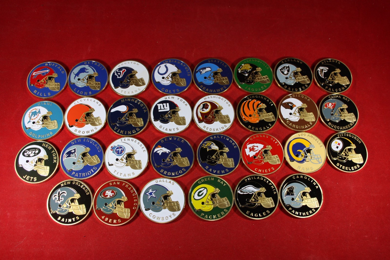 NFL Football Team Coin: LAS VEGAS RAIDERS w/ Hard Case Poker Card ...