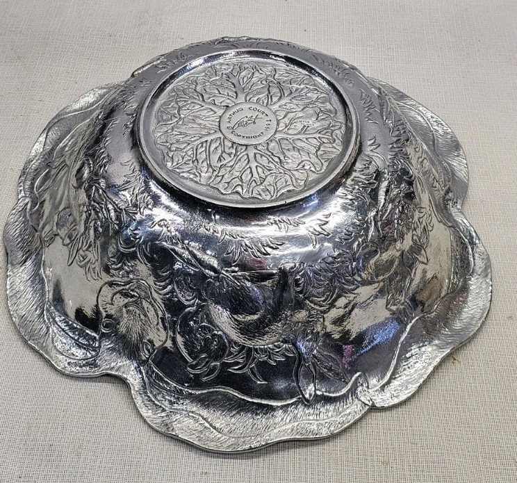 ARTHUR COURT 1993 BUNNY RABBIT 14" LARGE SALAD SERVING BOWL - EXCELLENT ...