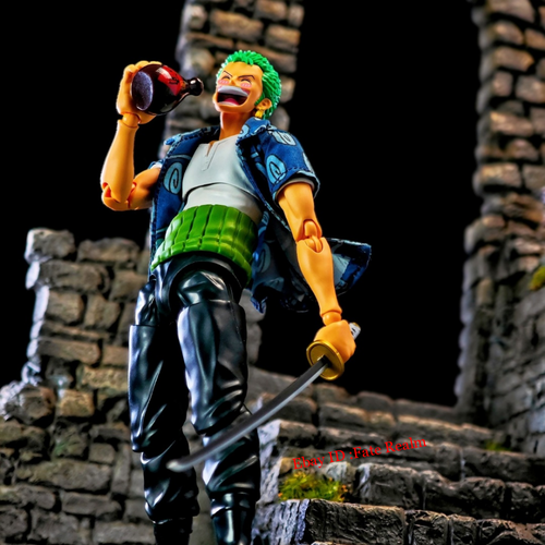 1/12 Custom White Jacket For 6'' SHF ONE PIECE Zoro Action Figure（No ...