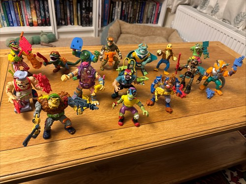 Vintage Turtles TMNT Playmates Action Figures Job lot 15 Figures LOT 1 ...