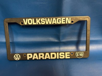 Motor Werks German License Plate Frame Car Dealership Metal VW BMW AUDI ...