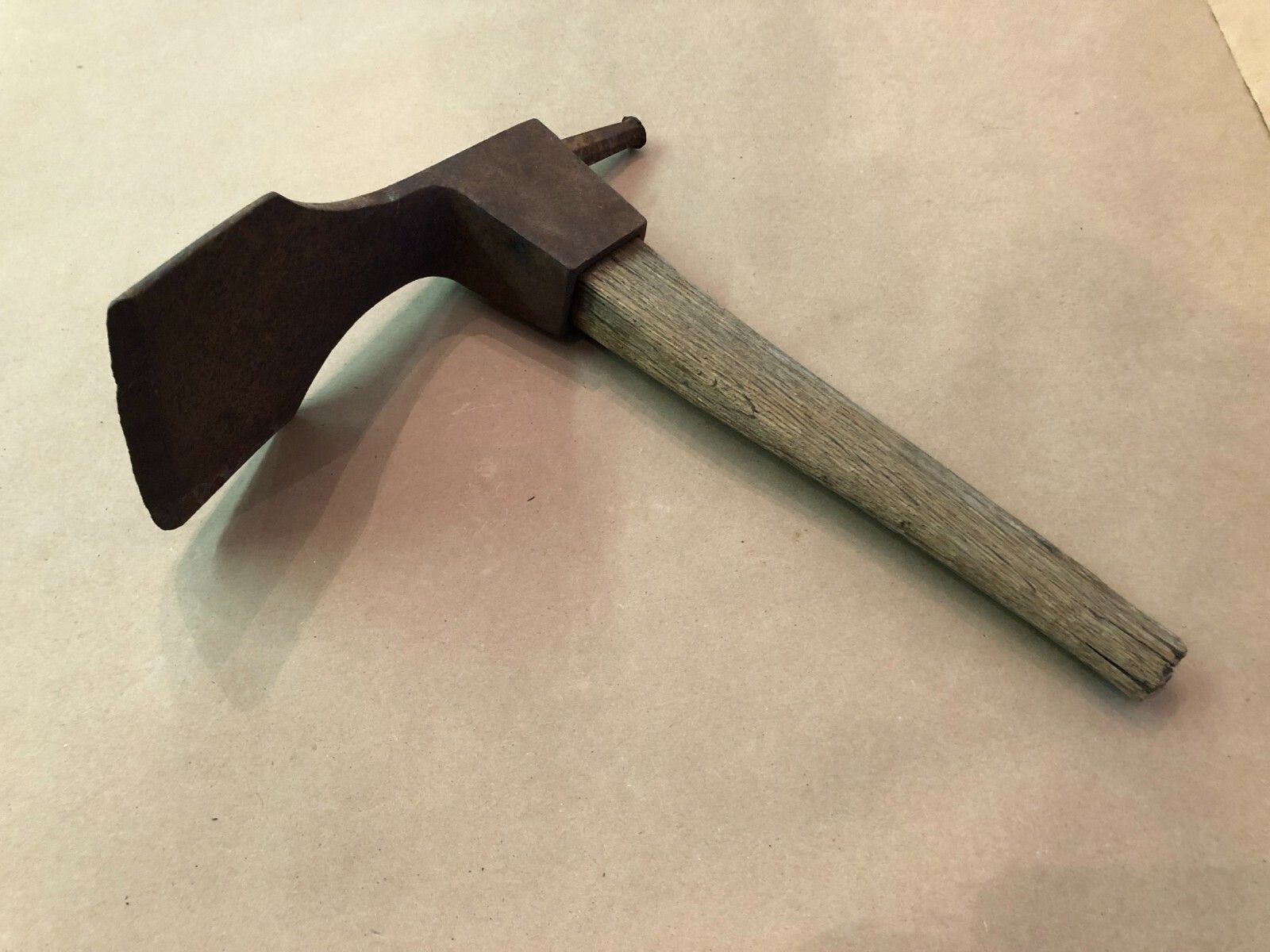 Primitive Shipwright's Boat Building Adze Antique Log Hewing Timber ...