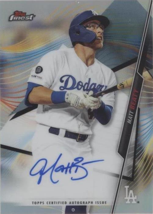 2020 Topps Finest - Finest Autographs Matt Beaty #FA-MBE (AU) for sale ...