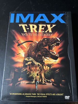 IMAX - T-Rex - Back to the Cretaceous (DVD, 2001) FREE SHIPPING ...