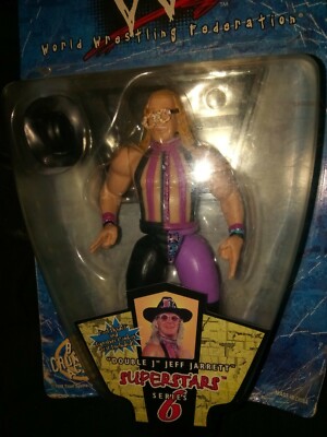 DOUBLE J JEFF JARRETT WWF JAKKS SUPERSTARS SERIES 6 ACTION FIGURE WWE ...