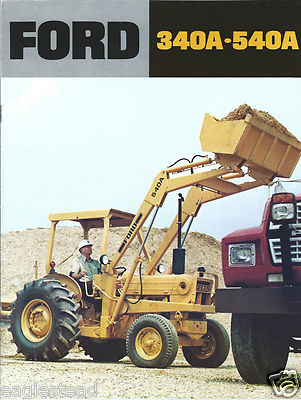 Equipment Brochure - Ford - 340A 540A - Industrial Tractor - c1981 ...