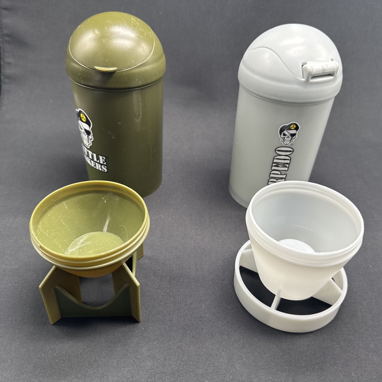 Lot/2 Bomb Shaker Cup 20 Oz Leakproof Shaker Bottle Cup W/ Storage ...