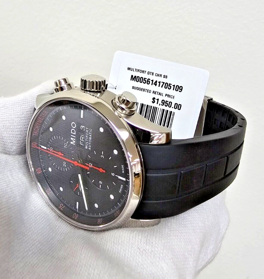 Mido Multifort Chronograph 44mm Mens Watch M005.614.17.051.09 | eBay