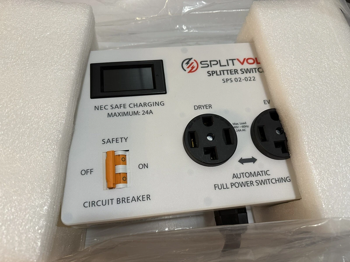 Splitvolt Splitter Switch NEMA 14-30, 50% OFF