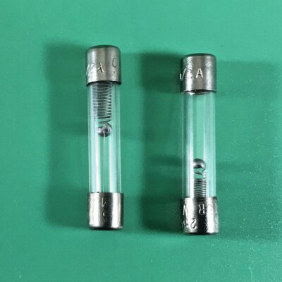 LOT OF 2 SIGHT MASTER F02B250V1/2A GLASS FUSE CARTRIDGE 250VAC AND ...