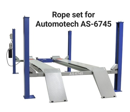 Automotech AS-6745 4 post Alignment lift ropes cables | eBay