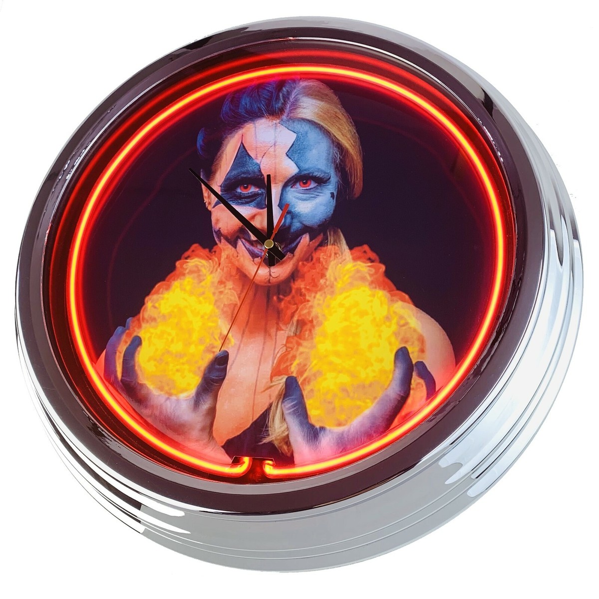 Custom Neon Wall Clocks ROLEX NEON WALL CLOCK. PRISTINE & MINT. 24"