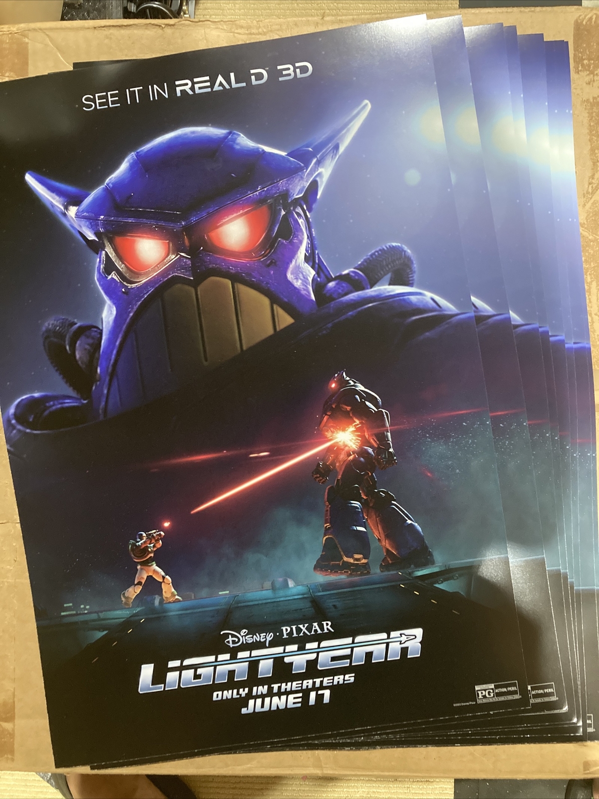 LIGHTYEAR MOVIE POSTER 13x19 LIMITED 2-SIDED THEATRICAL RELEASE PIXAR ...