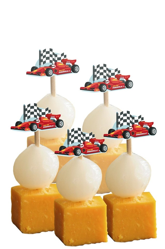 Formula 1 F1 Birthday Cupcake & Party Food Toppers Decorations Picks 14 ...