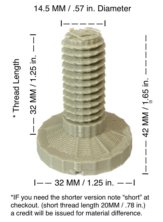 Smartshed EasyBolt Plastic Shed Bolt 44021 Thinking Outside Custom ...