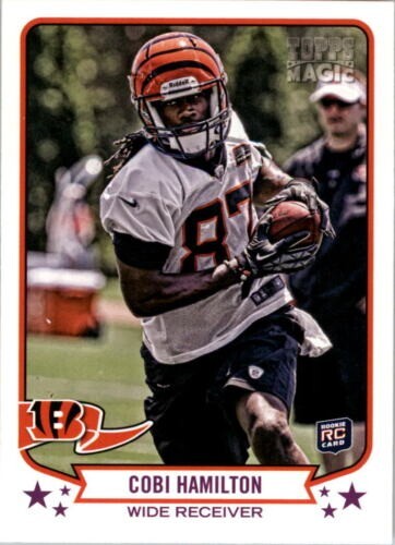 2013 Topps Magic Football Card #105 Cobi Hamilton Rookie | eBay