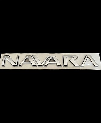 For NAVARA Emblem Tailgate Badge Logo Trim Nissan Navara D40 2005-14 ...