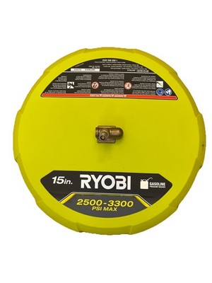 Ryobi Surface Cleaner for Gas Pressure Washer RY31SC01 3300 PSI 15 inch ...