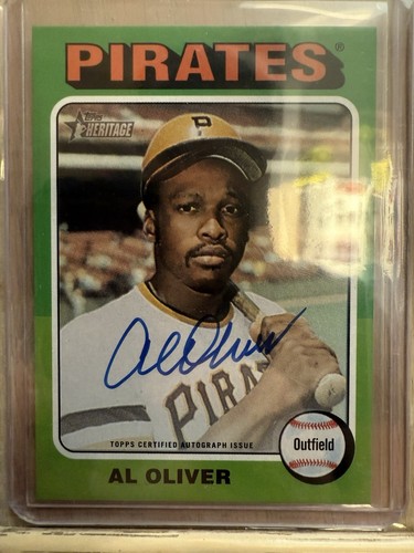2024 Topps Heritage High Number Real One Autograph Al Oliver #ROA-AO ...