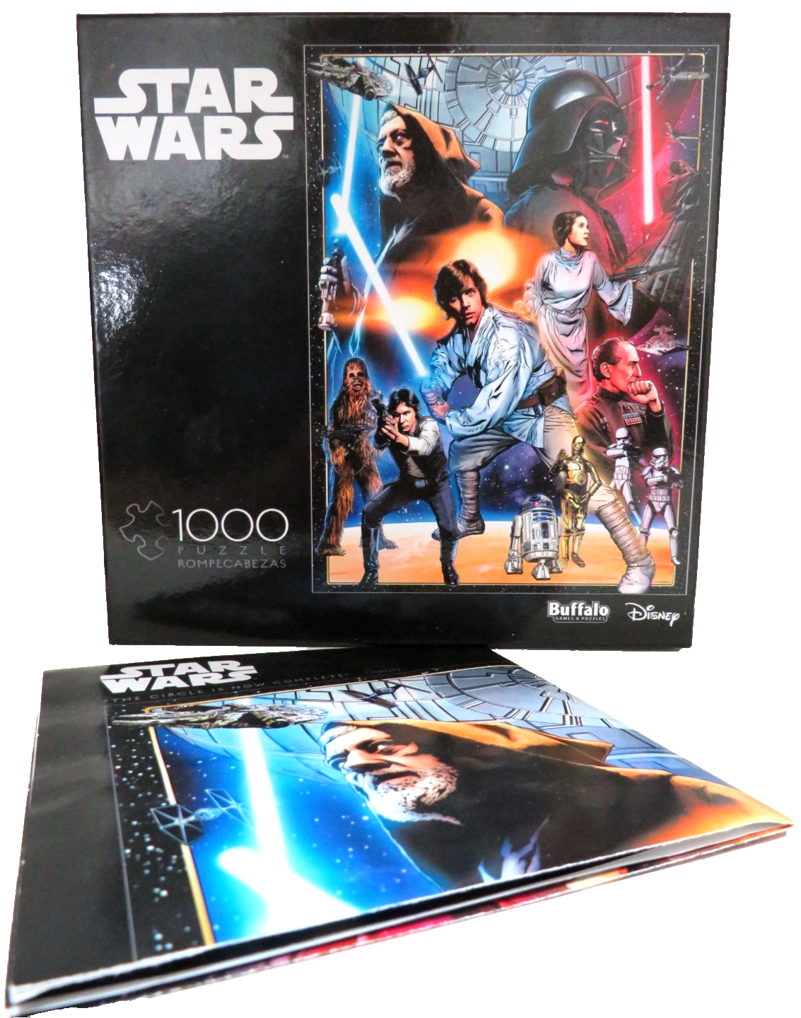 Lot Of 5 Star Wars Puzzles~ (2) 500 Pc (3) 1000 Pc~Buffalo Games/Disney ...