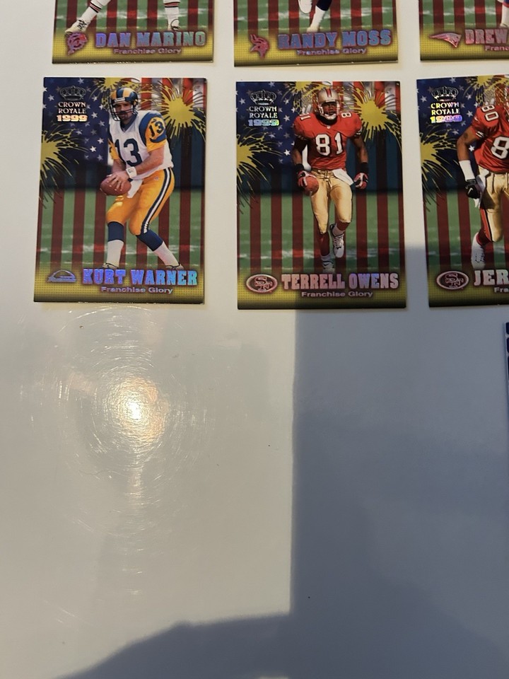 1999 Pacific Crown Royale Franchise Glory Complete Set Warner RC Sanders Rice | eBay
