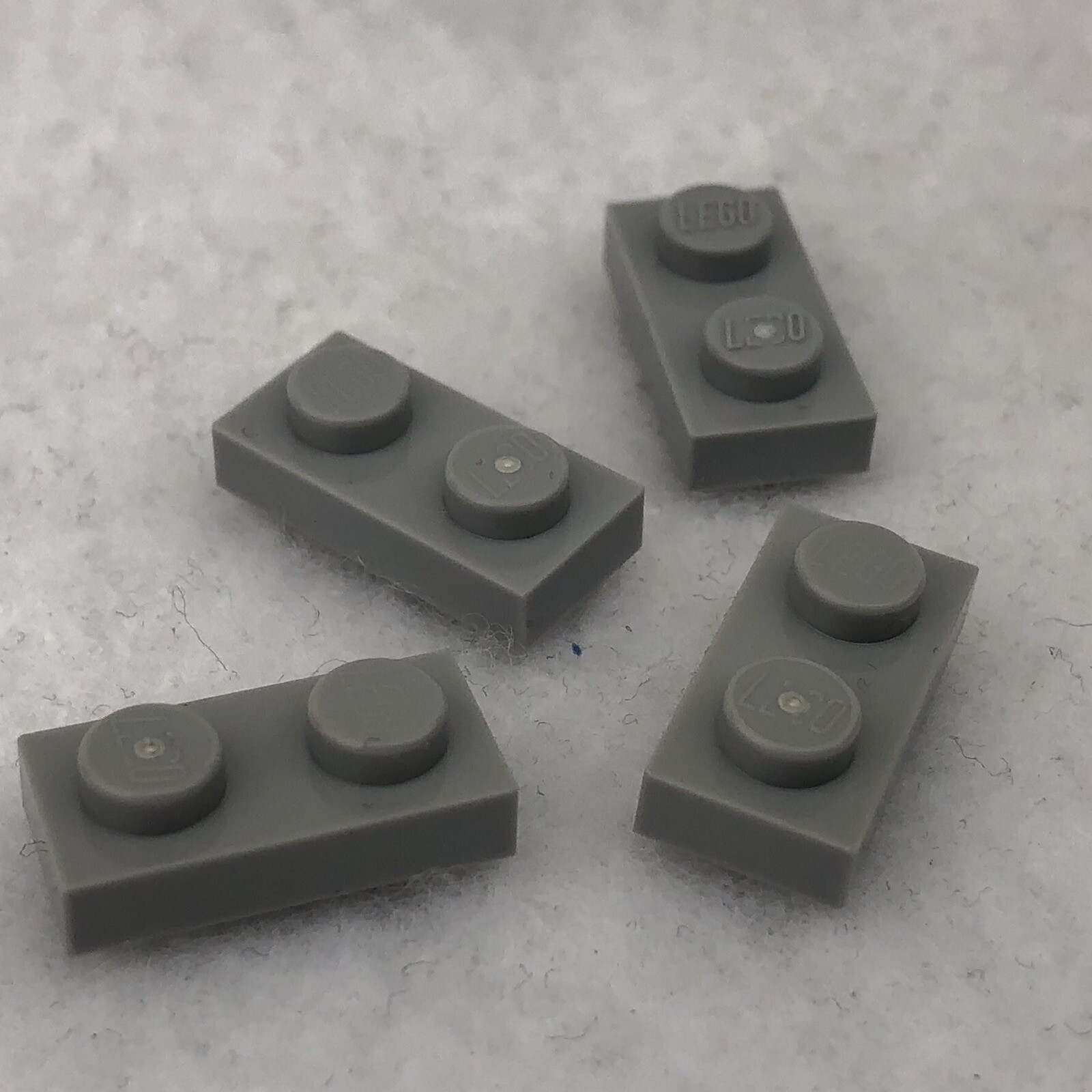 LEGO 3023 Light Bluish Gray Plate 1 x 2 (x4) | eBay