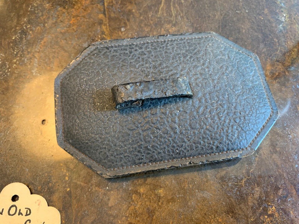 vintage leather snuff tobacco box holder Hewitt universal | eBay UK