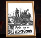 WW1 German Propaganda Poster - German Submarine, Military Poster, War ...