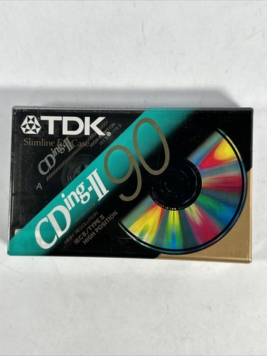 TDK | CDing II | High Bias 90 Min | blank audio cassette Type II ...
