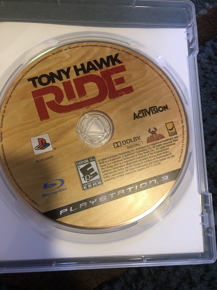 Tony Hawk Ride Sony Playstation 3 PS3 Video Game Complete W/skate 2 No ...