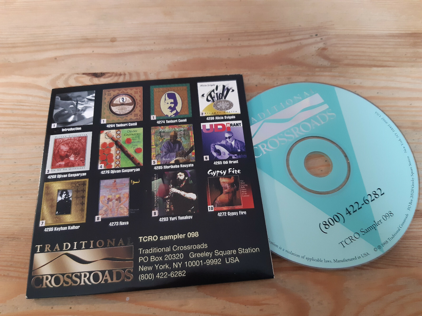 CD VA Traditional Crossroads TCRO Sampler (25 Song) Promo TRAD ...