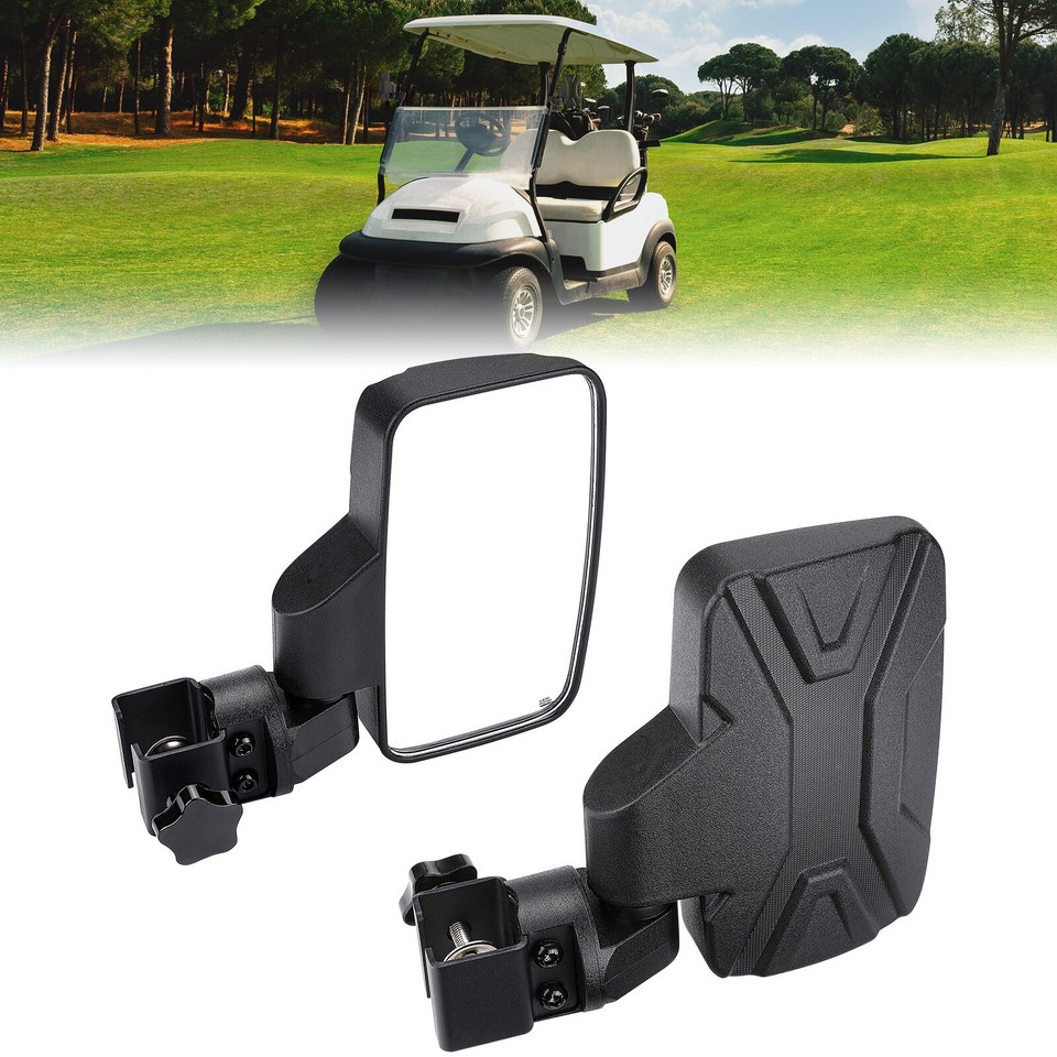 KEMIMOTO Golf Cart Universal Side Mirrors No Drilling for Club Car EZGO ...