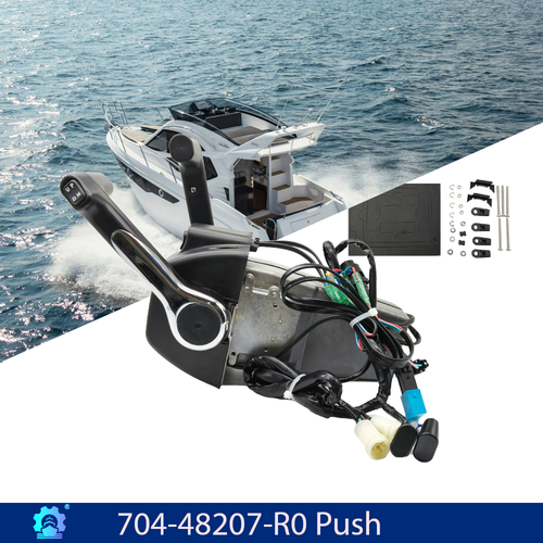 Top Dual Mount Remote Control Box 704-48207-R0 For Yamaha outboard ...