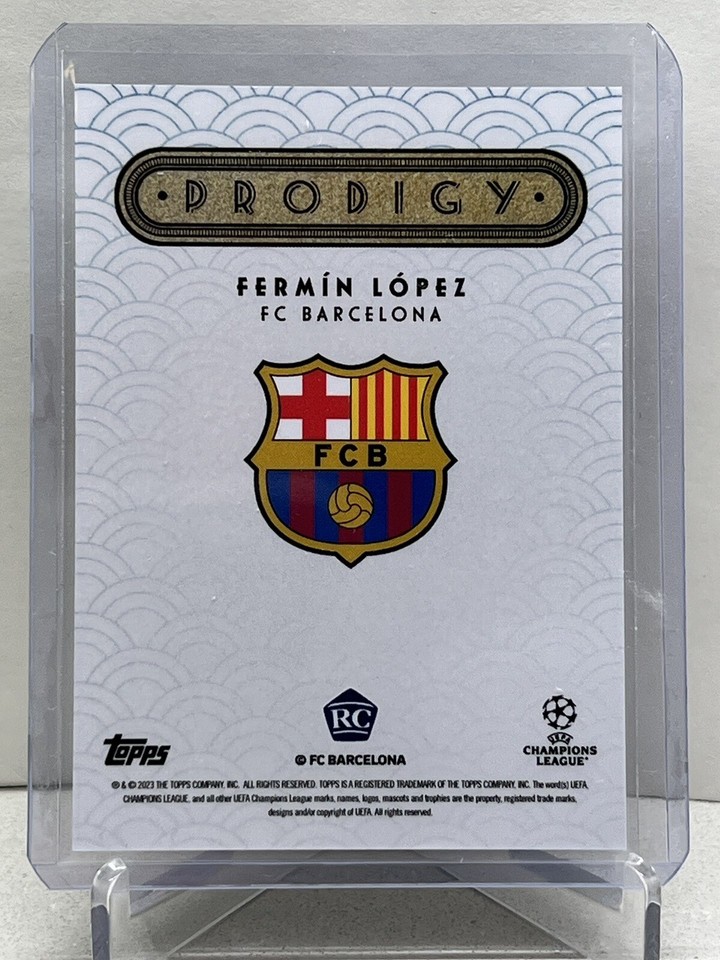 Fermin Lopez RC /49 Prodigy Topps Deco 2023-2024 FC Barcelona | eBay
