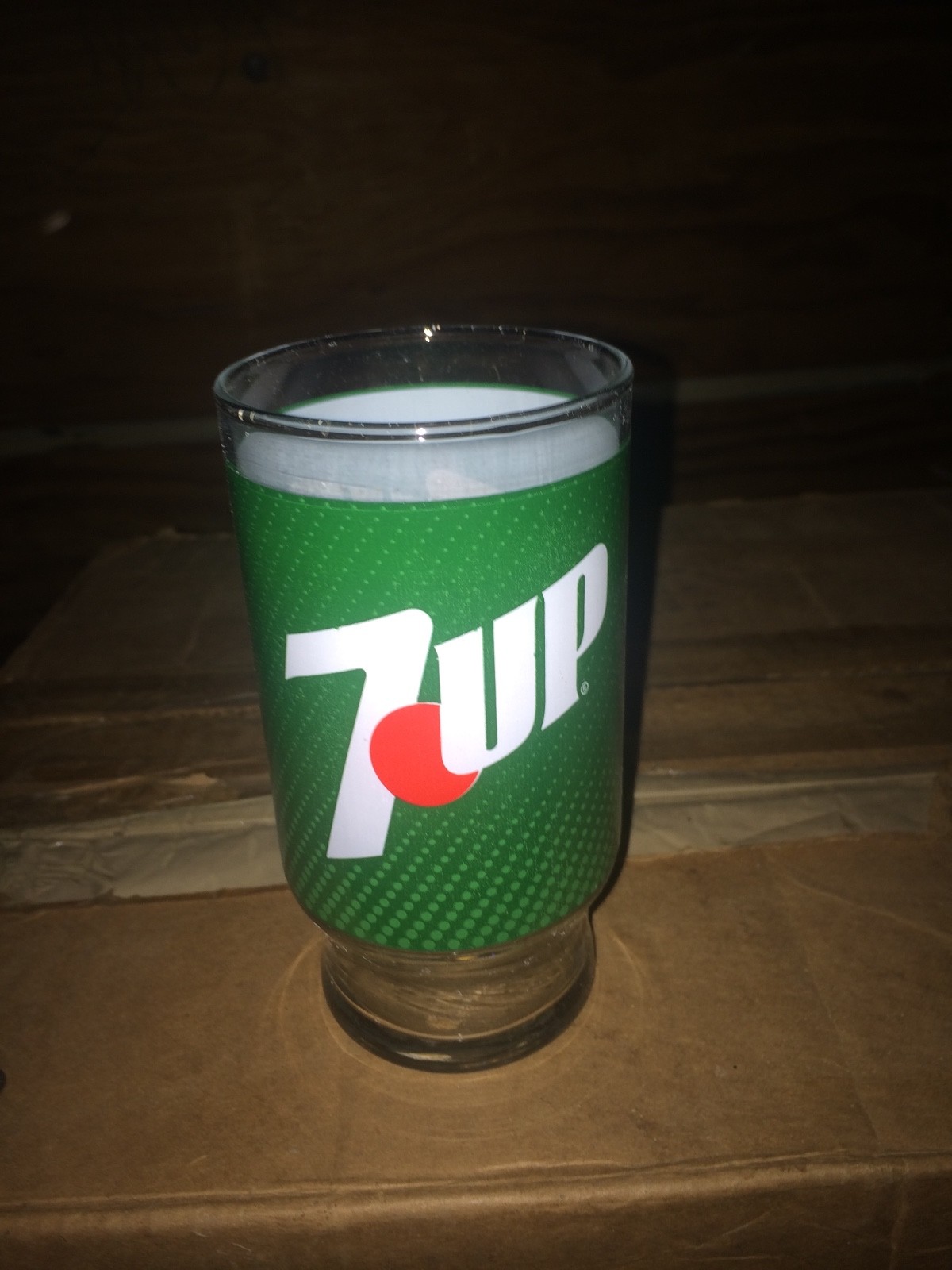 NOS Vintage 7UP Label 16oz Glass | eBay