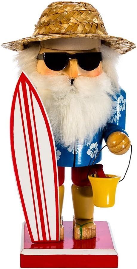 Kurt S. Adler 8" Surfer Santa Nutcracker 86131449208| eBay
