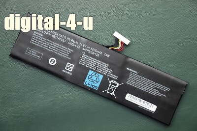 GMS-C40 Genuine Battery for Razer Blade Pro 17 2013 2015 RZ09-0099 RZ09 ...