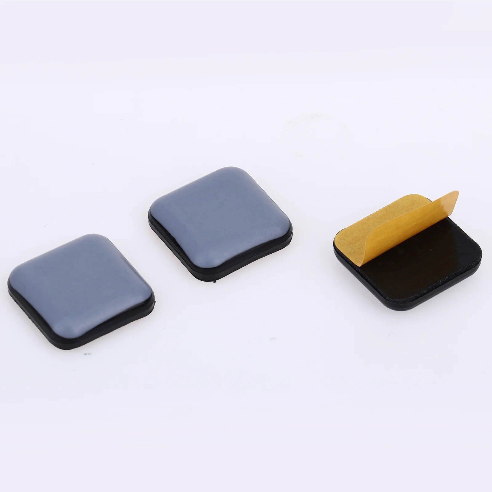 16PCS Square Furniture Gliders Self Floor Mover Pads Adhesive Teflon ...