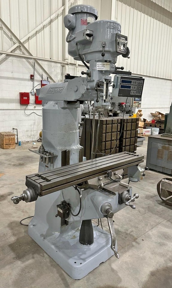 Bridgeport Series I Vertical Milling Machine w/ 7" Riser & Acu-Rite DRO ...