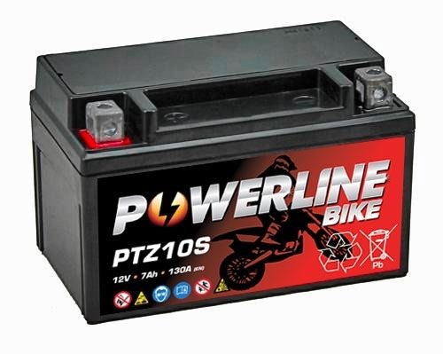 PTZ10S Powerline AGM Motorcycle Battery 12V Replaces YTZ10-BS | eBay UK