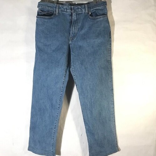 Lands’ End Men’s Jeans Size 42 Blue Denim Straight Leg Pants EUC ...